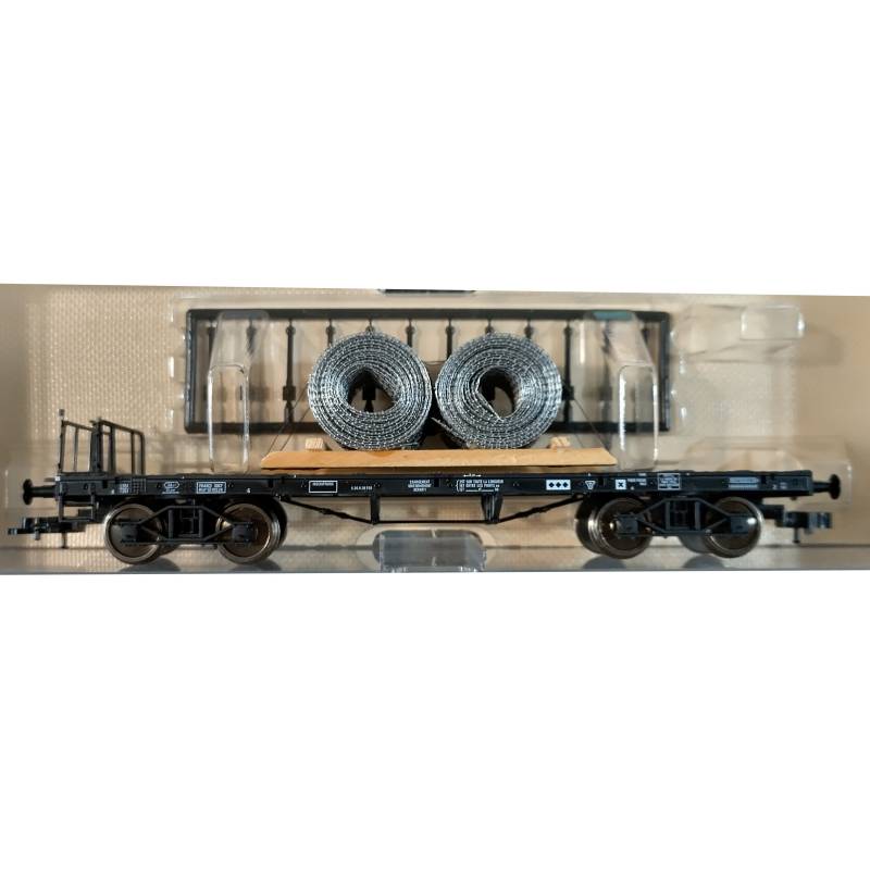 Fleischmann 5285 F10 - Wagon Plats à bogies SNCF - Occasion